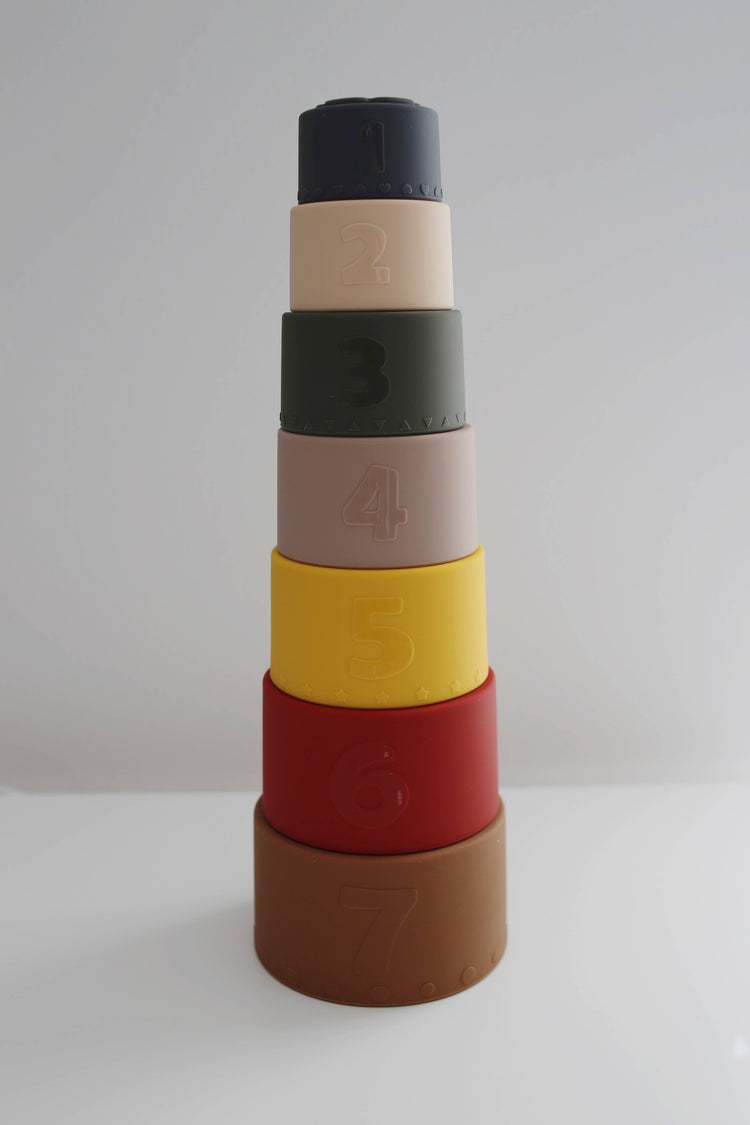 Retro Stacking Nesting Cups – Fauna Baby